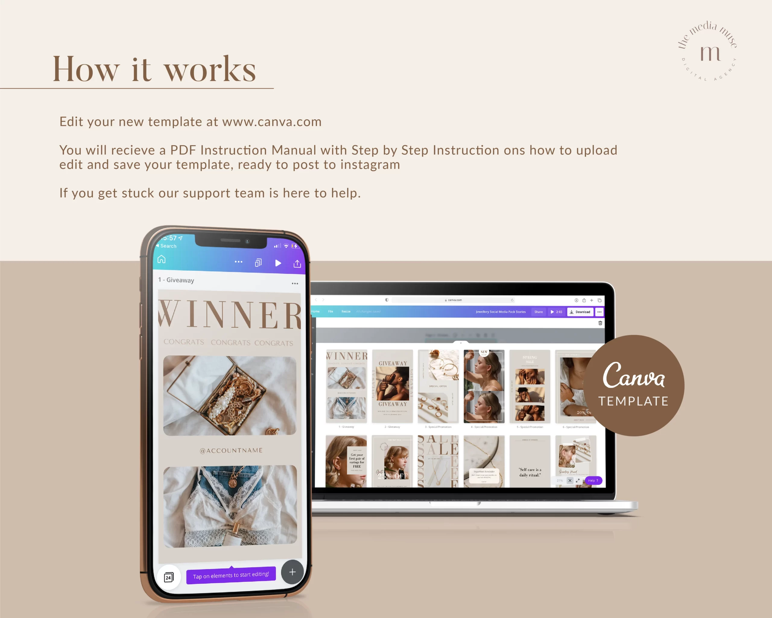 30 Jewellery Instagram story templates - Media Muse